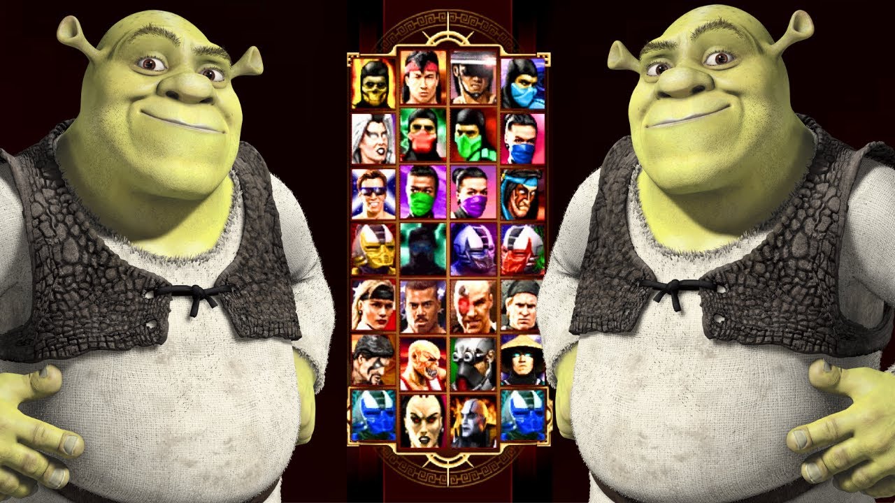 Mortal Kombat 9 - SHREK MOD - Expert Arcade Ladder - Gameplay @(1080p ...