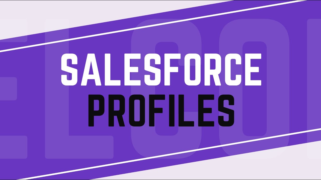 Salesforce Profiles Explained | High-Level Overview of Profiles in ...