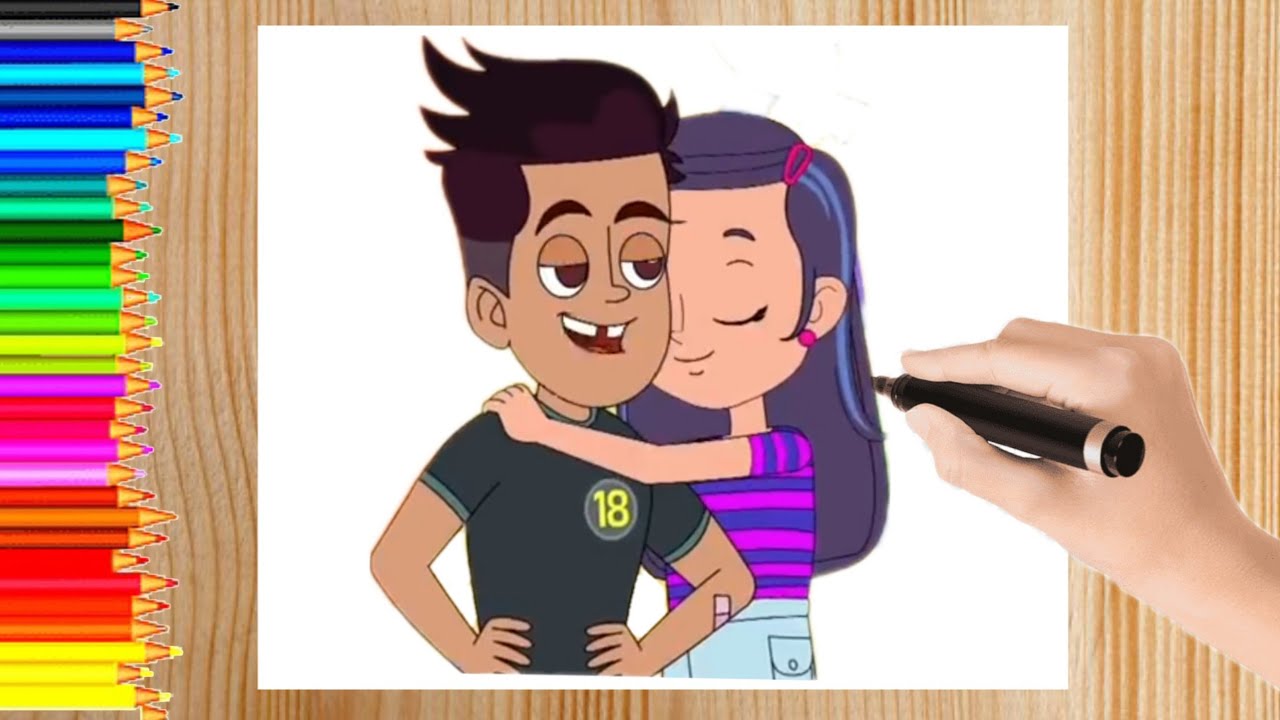 How to draw chikoo aur bunty cartoon drawing | full episode | Chiku ...