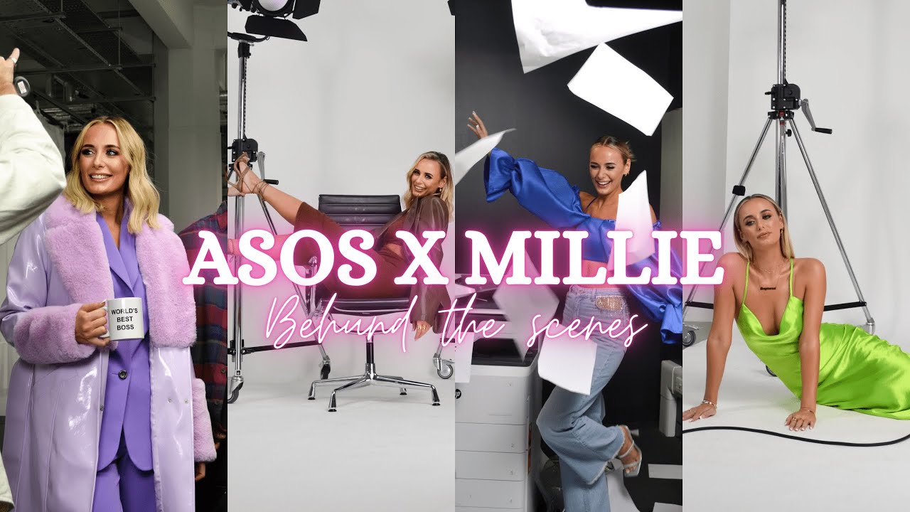 ASOS X MILLIE - Behind the scenes | AD - YouTube