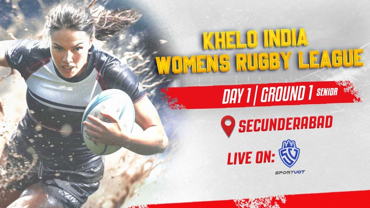 Day 1 | Ground 2 | Khelo India Women's Rugby League | U18 - YouTube
