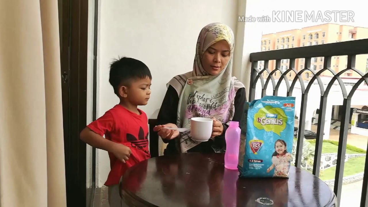 Cara Bancuh Susu Tepung Suffy B Genius - YouTube