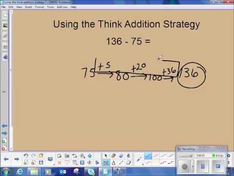 Think Addition Adding Up - YouTube