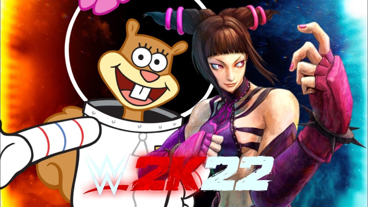 WWE 2K22: Sandy Cheeks vs. Juri Han - YouTube