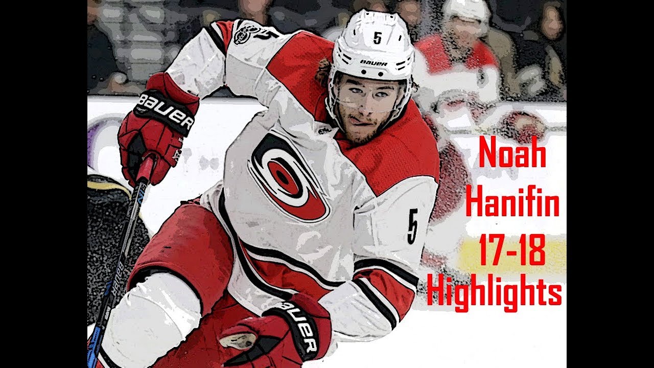 Noah Hanifin 17-18 Highlights - YouTube