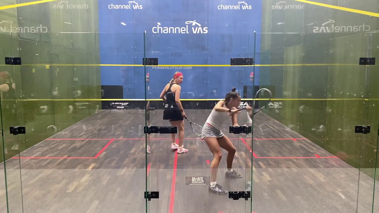 ALISON WATERS v JASMINE HUTTON | PRO SQUASH CHALLENGE SERIES | Full ...