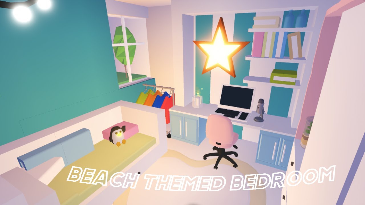 beach themed bedroom roblox speedbuild 🌊🌷☀️ - YouTube