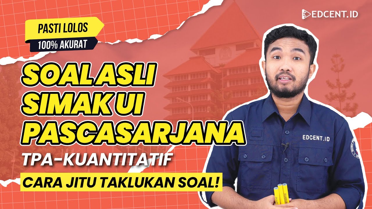 SOAL SIMAK UI - Soal Asli TPA Kuantitatif - Latihan Soal SIMAK UI ...