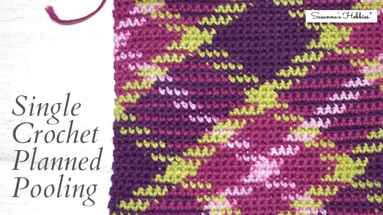 Step By Step : Single Crochet Planned Pooling [Your First Planned ...