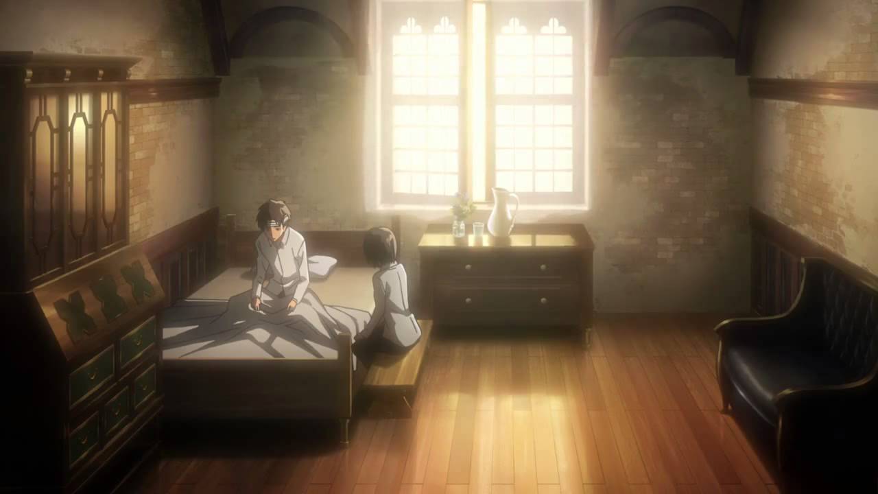 Mikasa and eren moment :) Attack on titan ep25 - YouTube