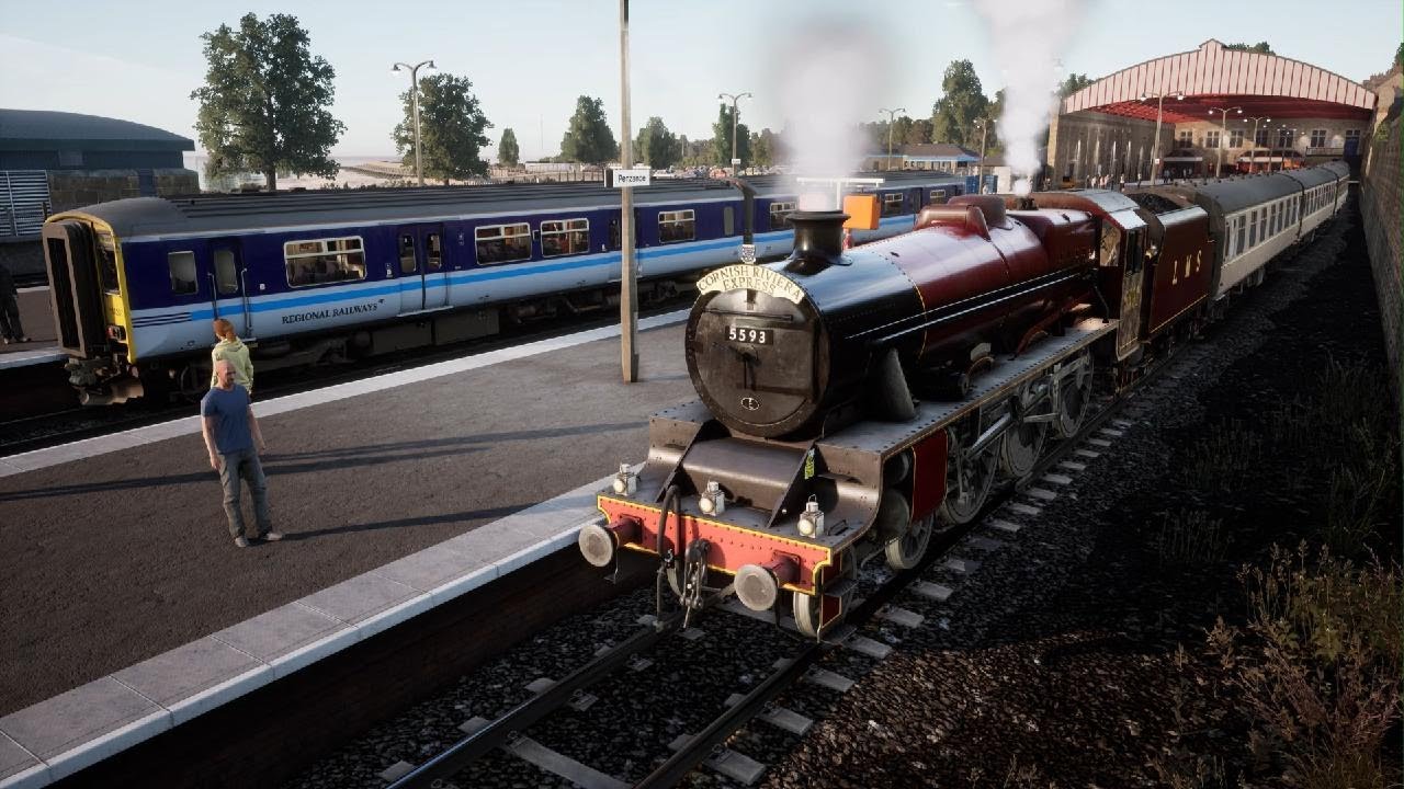 Train Sim World 4 LMS Stanier 6P Jubilee Scenario/Mission 1 Penzance ...