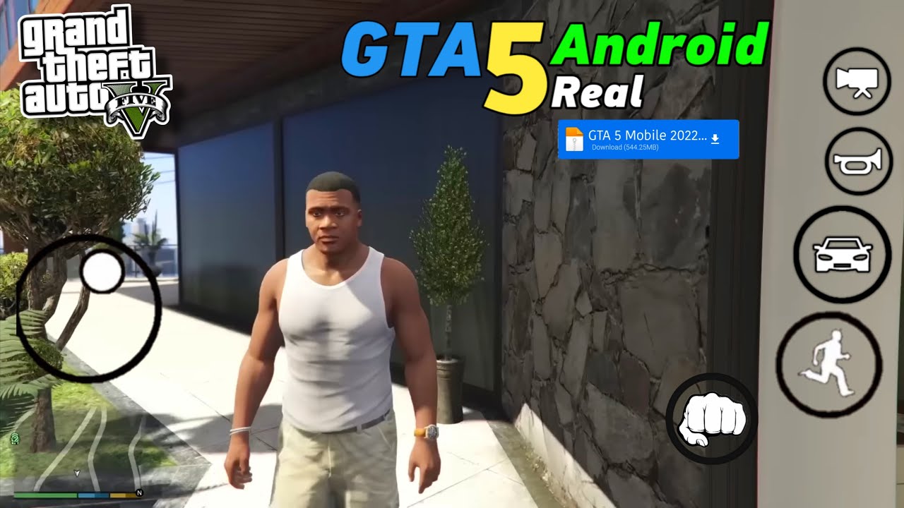 Download GTA 5 Android/iOS + 2GB Ram Gameplay - GTA 5 Mobile Concept ...