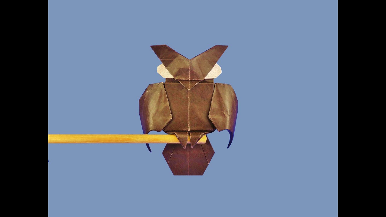 Origami Owl Tutorial (Búho Origami) - YouTube