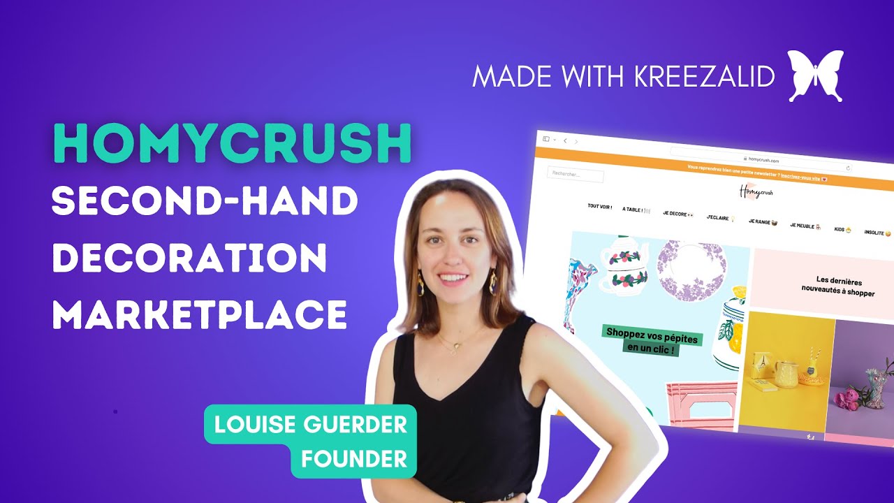 Homycrush | Second-hand decoration marketplace | Made with Kreezalid - YouTube