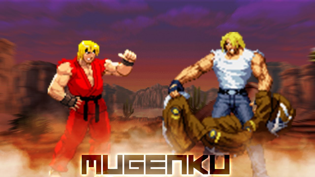Ken Burn vs Wild Terry Bogard. Street Fighter MUGEN - YouTube