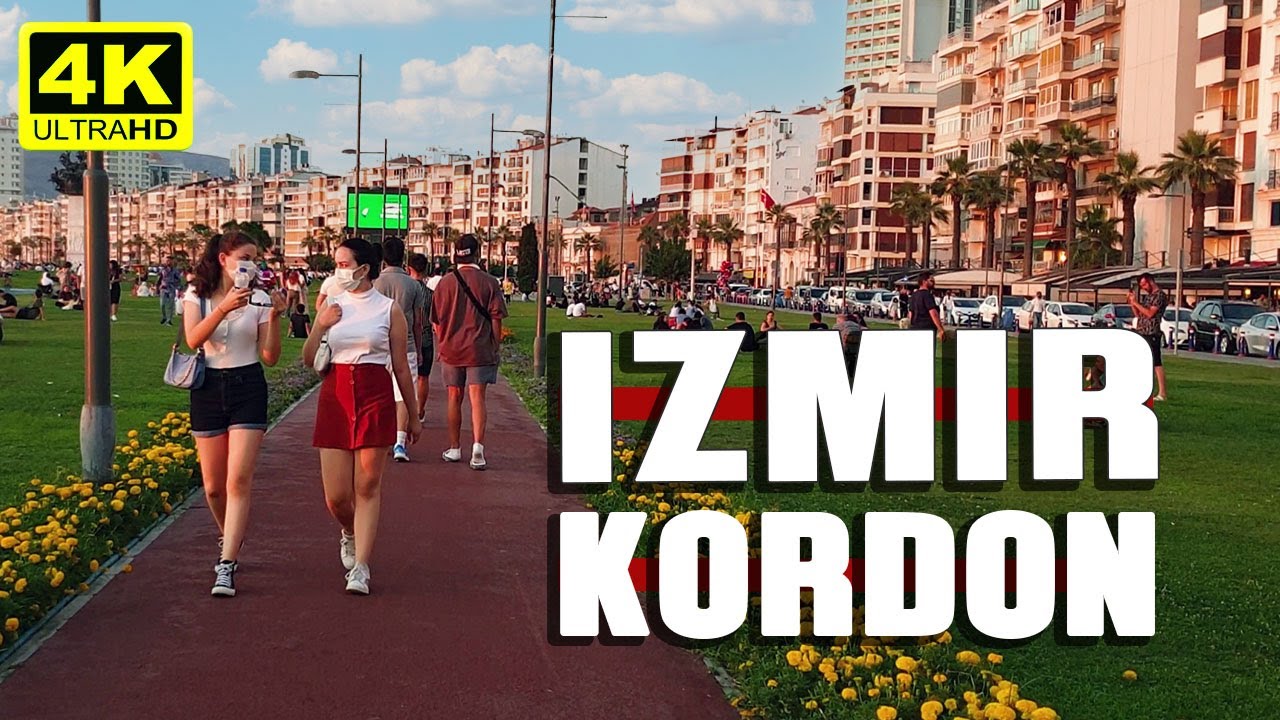 Walking in IZMIR KORDON | Walking Tour | July 2021| 4k UHD 60fps - YouTube
