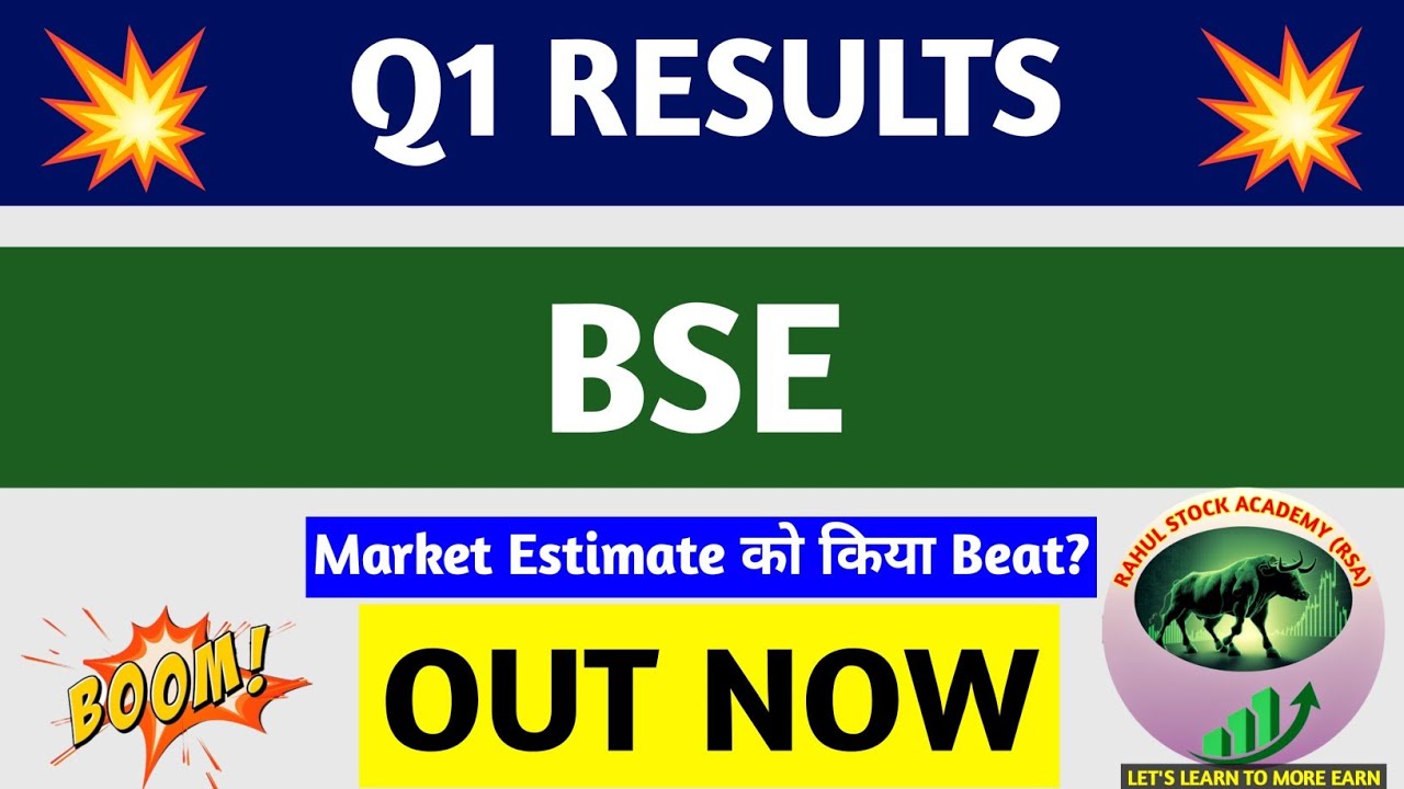 BSE Q1 Results 2026 | BSE Results Today | BSE Share Latest News Today ...
