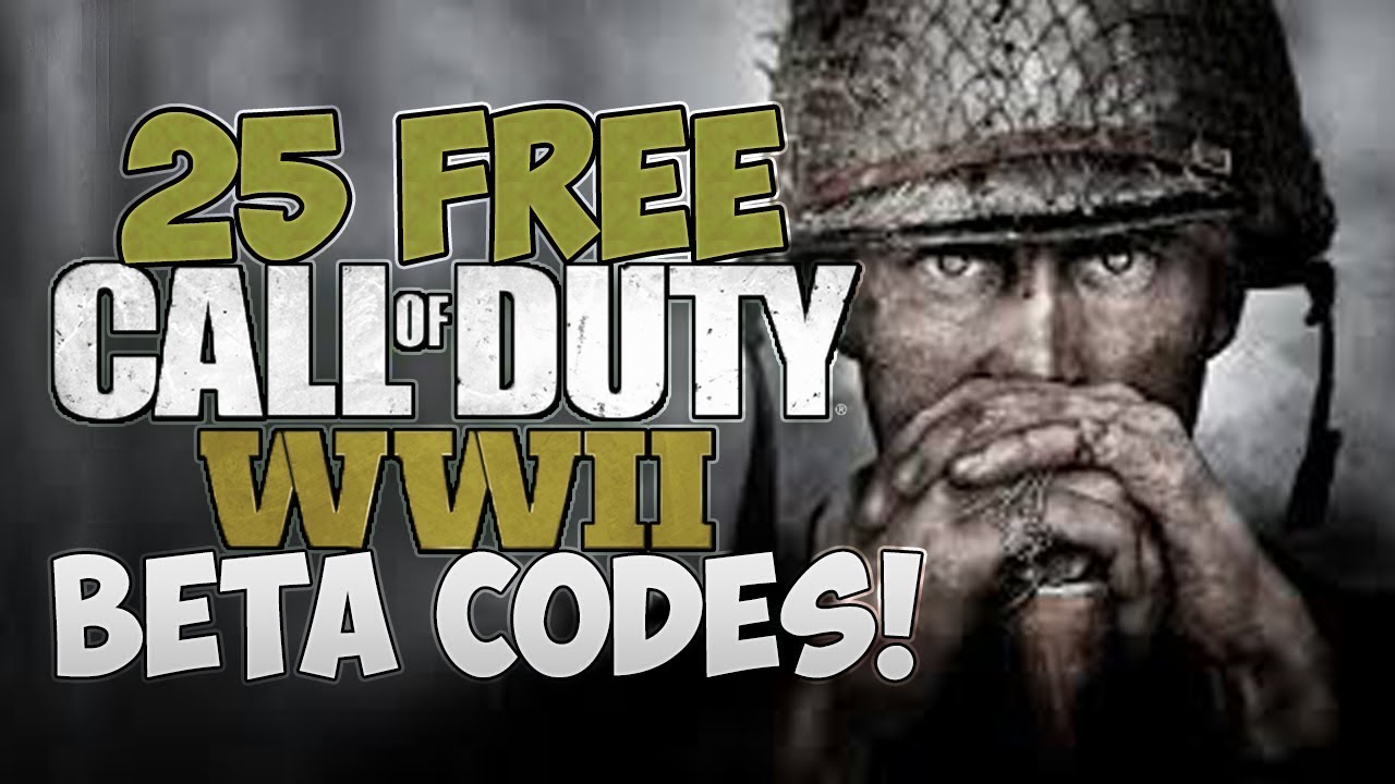 I'm Giving Away 25 Call of Duty World War 2 Beta Codes (PS4/XBOX/PC ...