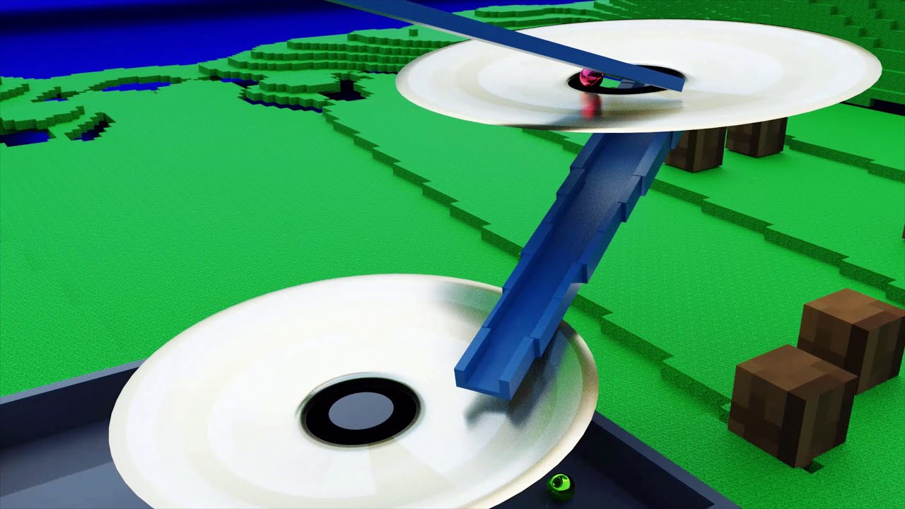 Minecraft World Marble Run NEW - YouTube