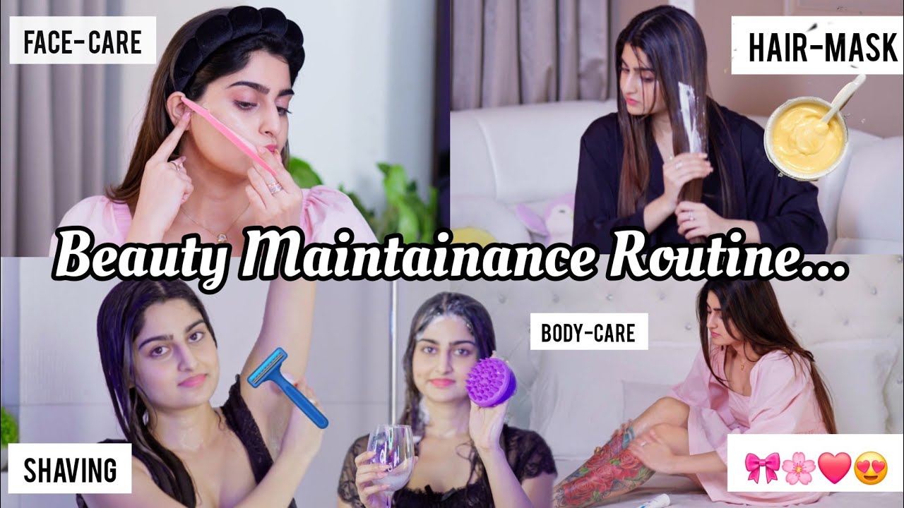 Beauty Maintainance Routine🚿😍 | Skin+Hair+Body care🌸 ️ #selfcare # ...
