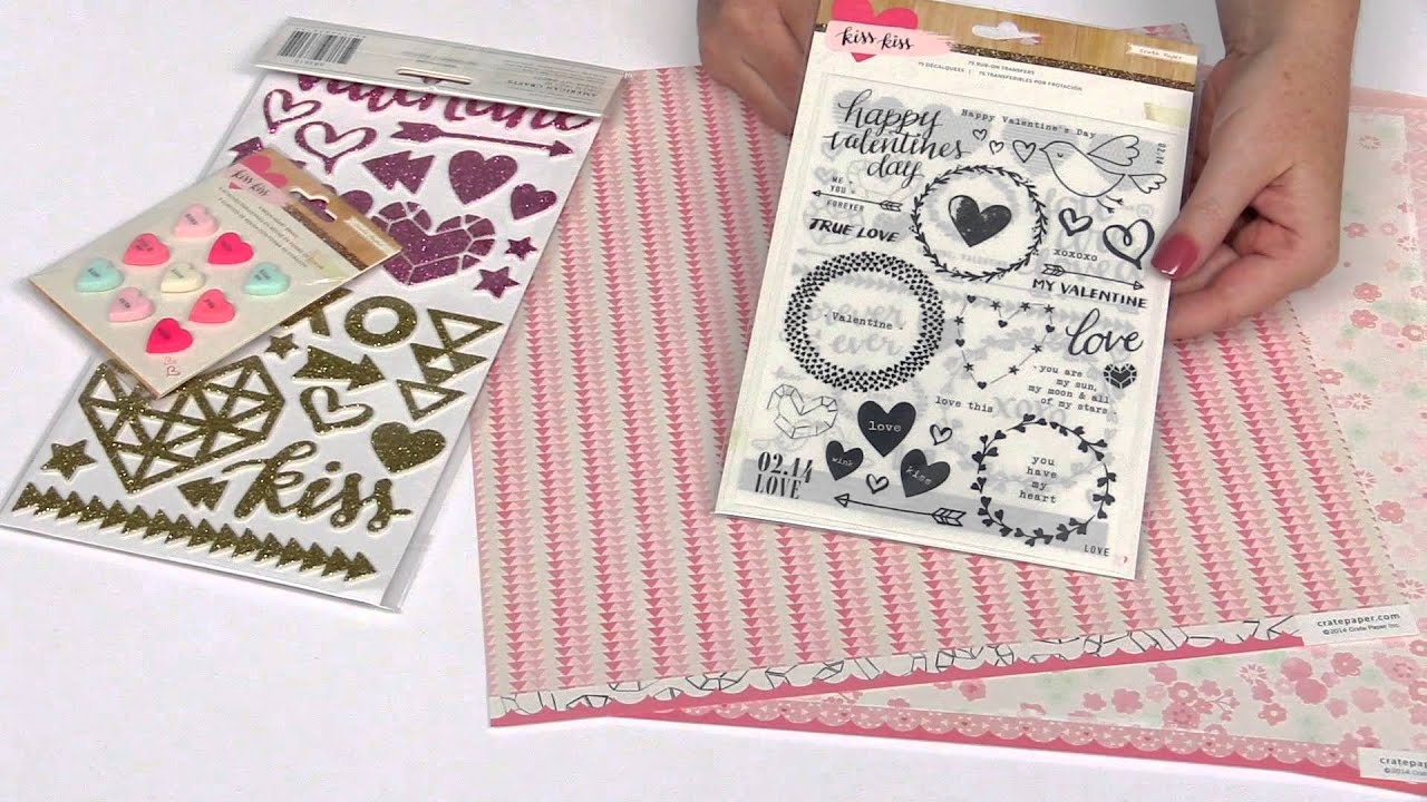 Crate Paper - Kiss Kiss Collection - YouTube