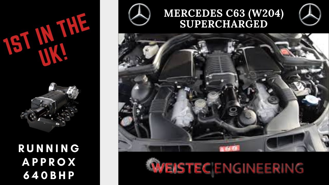 MSL PERFORMANCE WEISTEC C63 SUPERCHARGER 1st in UK - YouTube