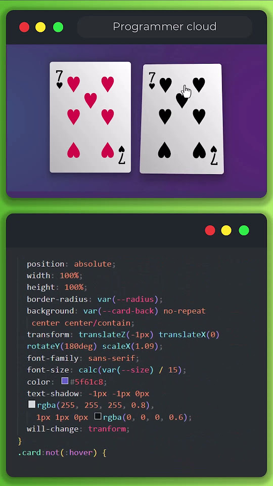 Tilt Playing Card with HTML, CSS, and JS 🃏🌟 - YouTube