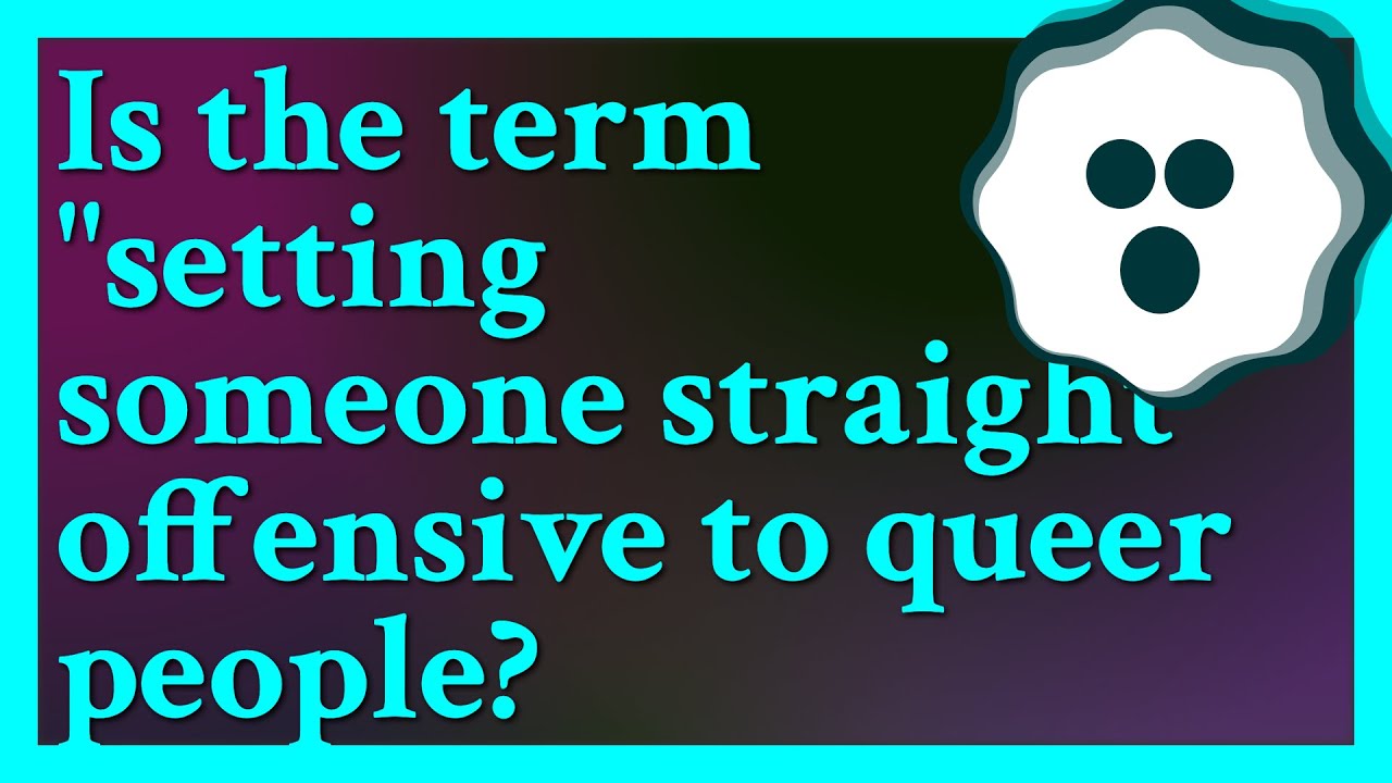 To set someone straight, has a clear and unambiguous meaning: To ...