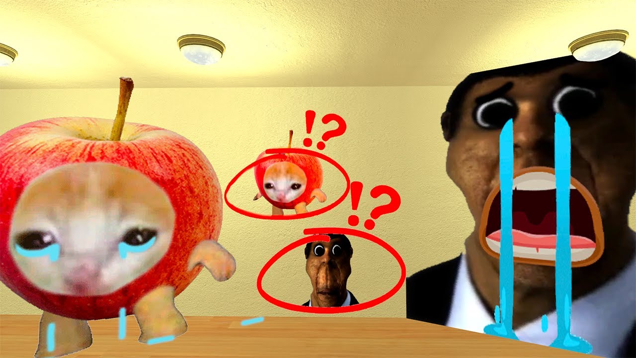 Apple Cat Family Wants Me To Save Them From Obunga And Selene Delgado ...
