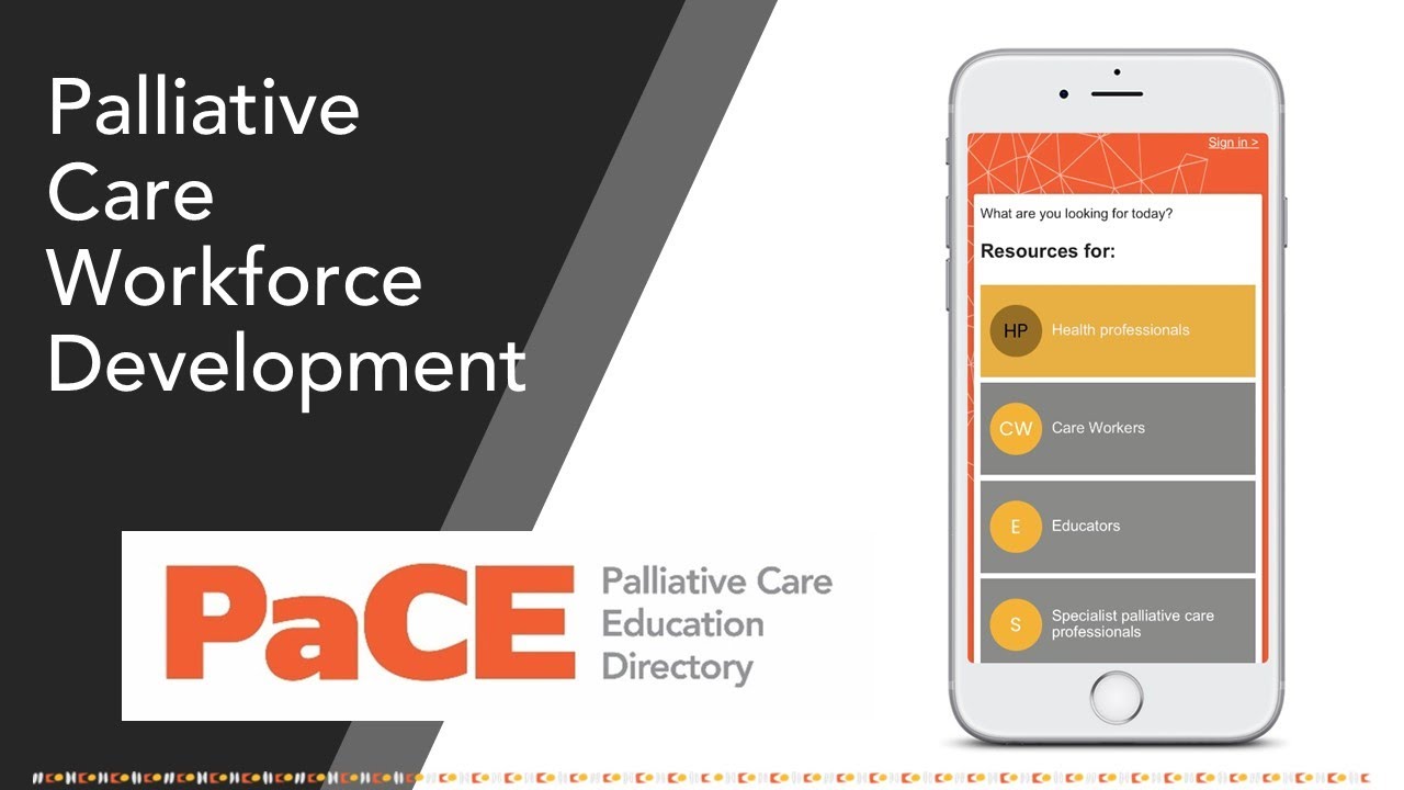 Introducing the Palliative Care Education (PaCE) Directory App - YouTube