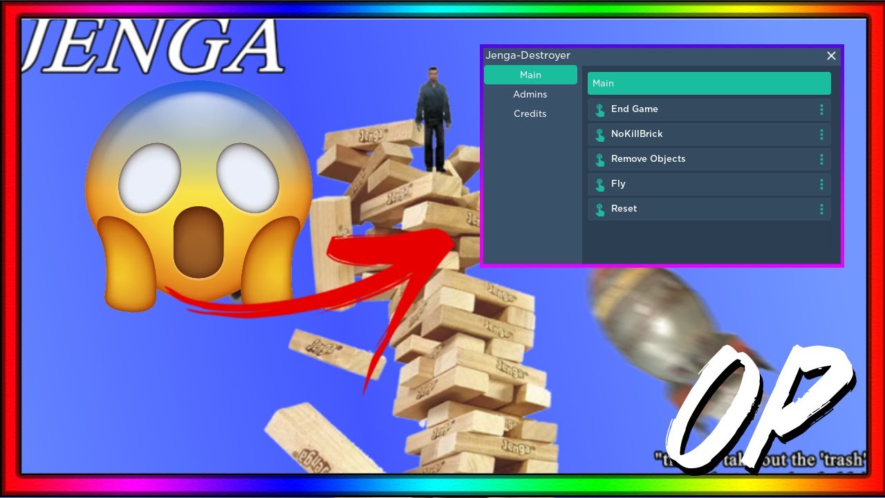 [NEW] 2022 OP BEST (🧱JENGA🧱) SCRIPT *PASTEBIN* | DESTROY ALL | FLY ...