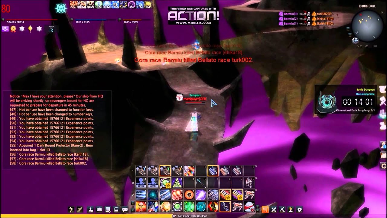 RF Online1.5 Battle Dungeon lvl75-80[Class Striker] - YouTube