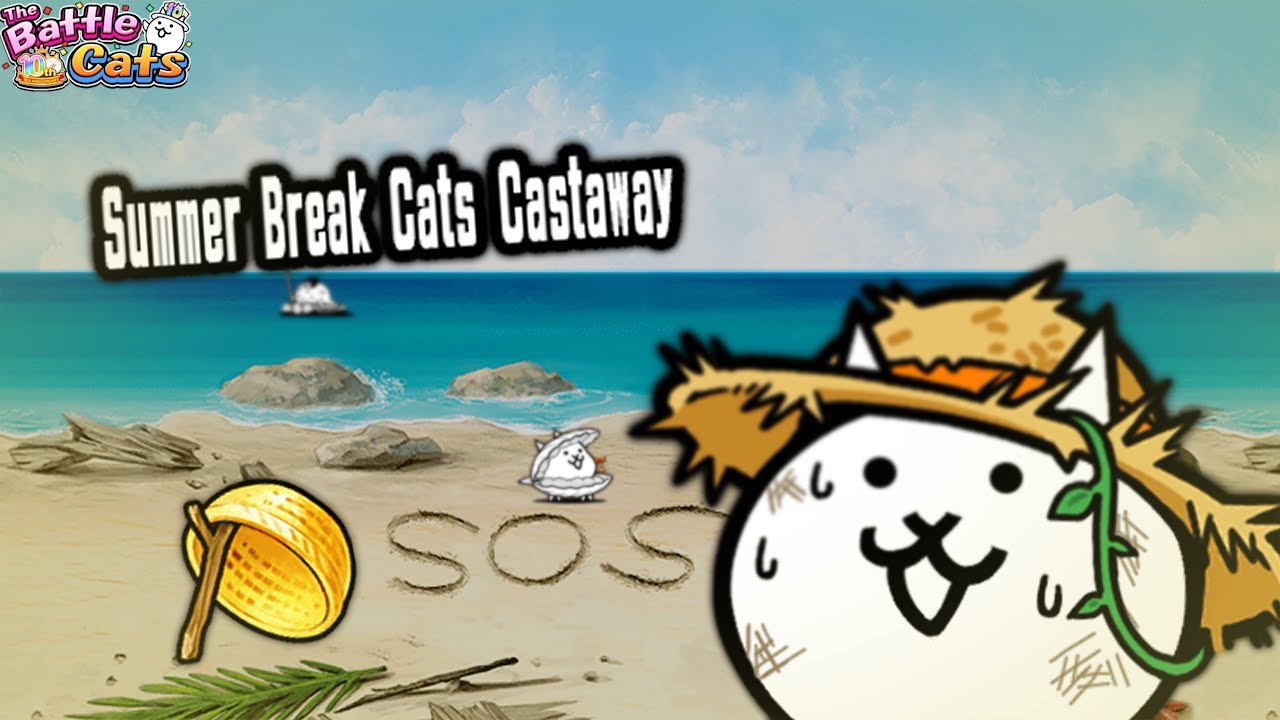 The Battle Cats - Summer Break Cats Castaway [Summer Break Cats] - YouTube