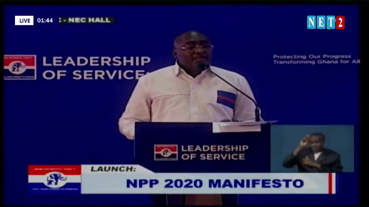 NPP 2020 MANIFESTO (AUGUST 21,2020) - YouTube
