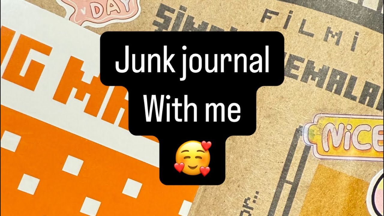 Bugün Minecraft menü ile Junk Journal yapıyoruz 🥰 - YouTube