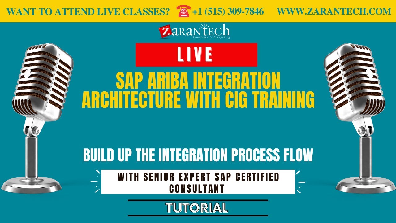 LIVE | Build up the Integration Process flow | SAP ARIBA Integration ...