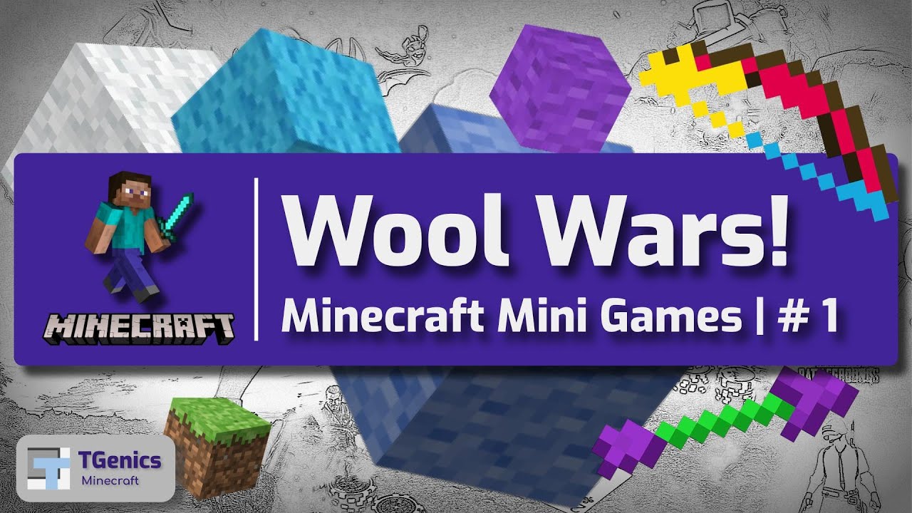 Minecraft Creative | Wool Wars | Mini Games | Gameplay # 1 - YouTube