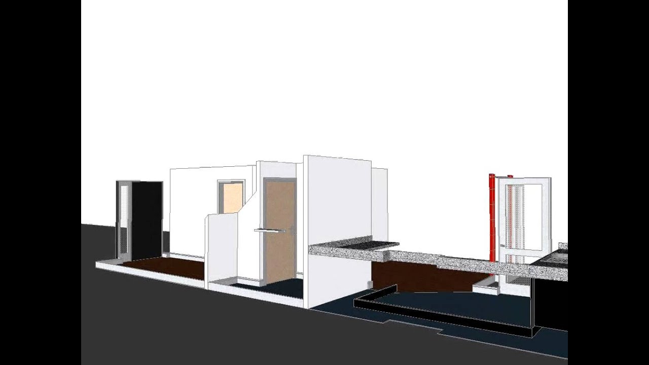 AniPATH AutoCAD animation 3D House - YouTube