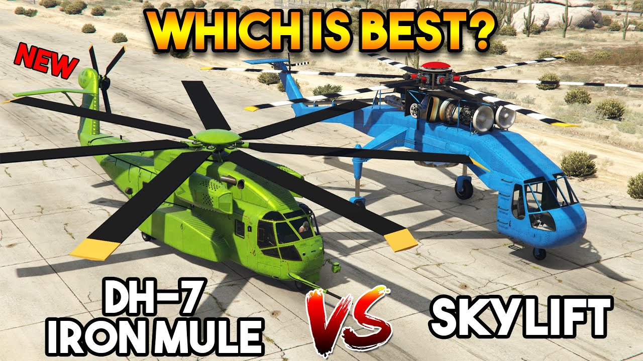 GTA Online - NEW DH-7 IRON MULE VS SKYLIFT (WHICH IS BEST) NEW DLC ...