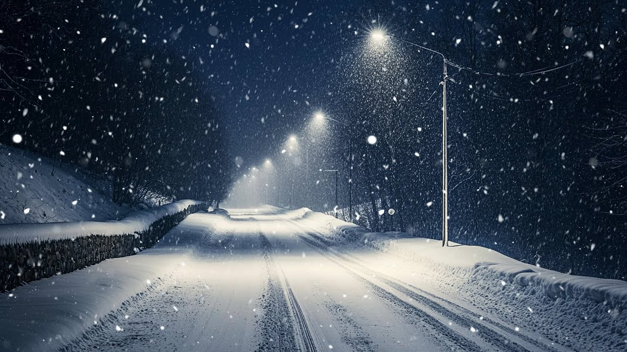 Blizzard Storm Sounds for Sleeping & Howling Wind Nature Sounds┇Winter ...