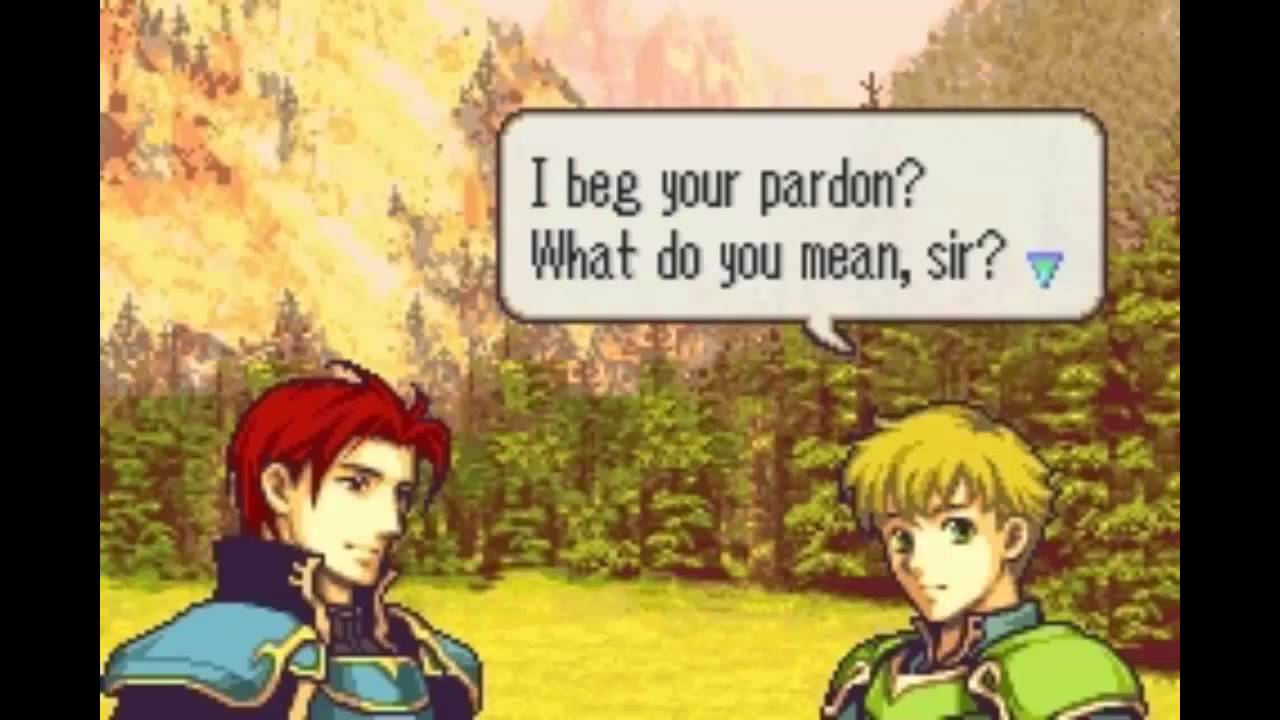 Fire Emblem: The Sacred Stones - Seth & Franz Support - YouTube