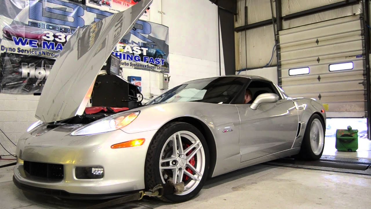 Supercharged C6 Z06 Dyno Tuned by Big 3 Racing - YouTube