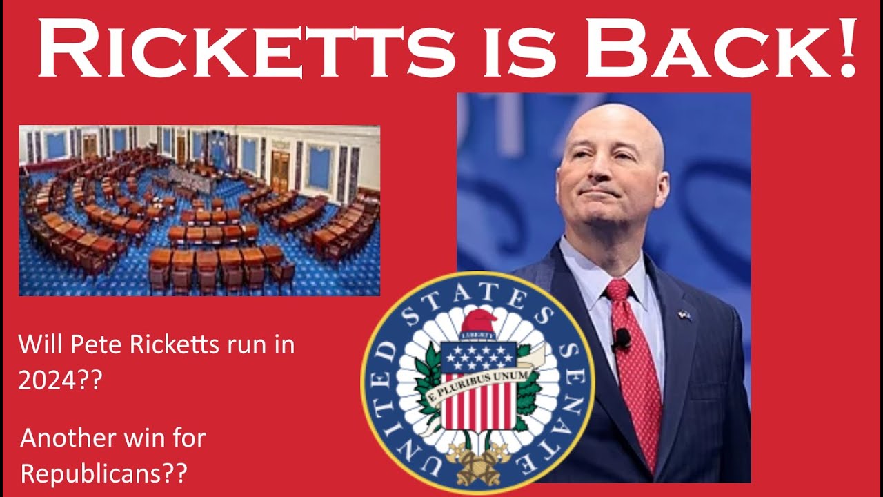 RICKETTS IS BACK!! | Former Nebraska Governor Pete Ricketts becomes ...