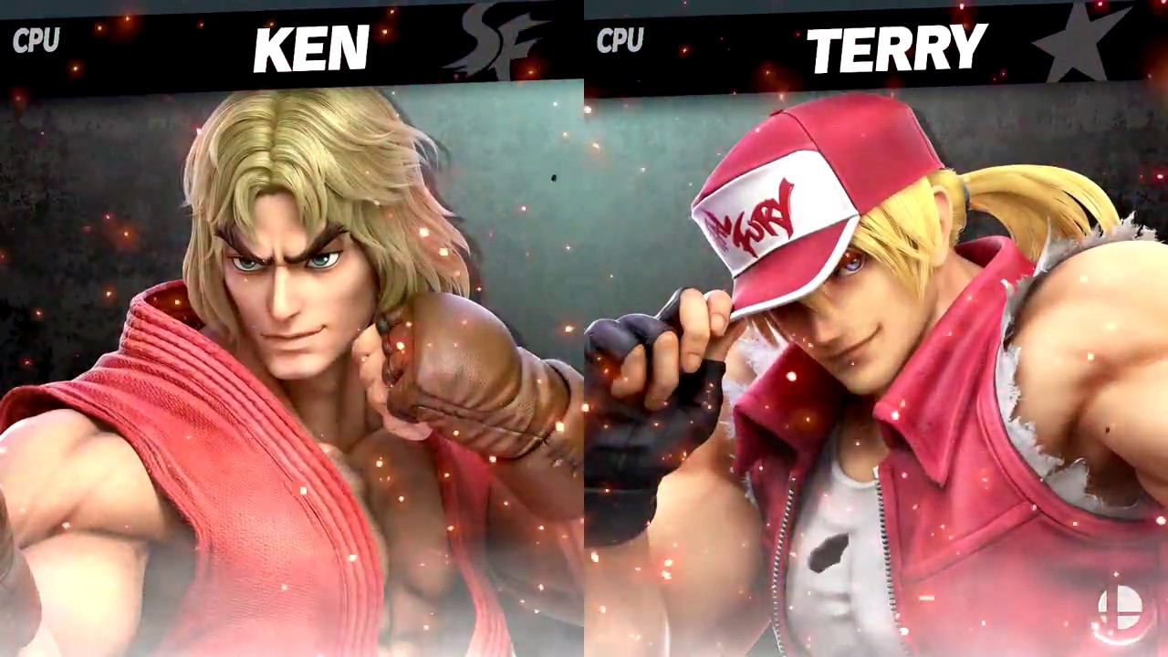 Super Smash Bros Ultimate Ken VS Terry - YouTube