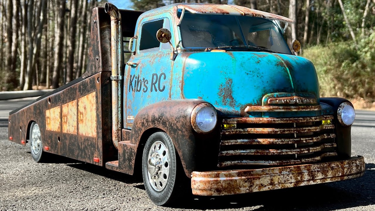 This is One Cool Patina 1953 Chevrolet COE Custom Hauler by Redcat Racing Thanks to Fern Solo ...