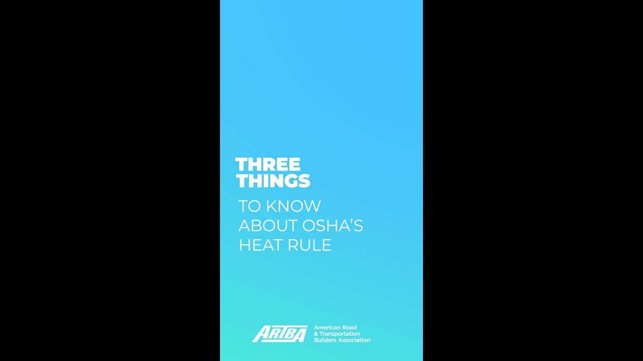 Three Things to Know - OSHA's Heat Rule - YouTube
