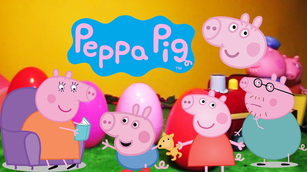 Peppa Pig Blind bag Opening with Hello Kitty (Sanrio) Surprise Eggs ...