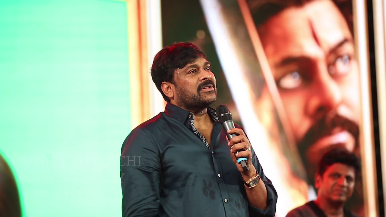 SyeRaa Movie Pre Release Event Syeraa narashimha reddy - YouTube