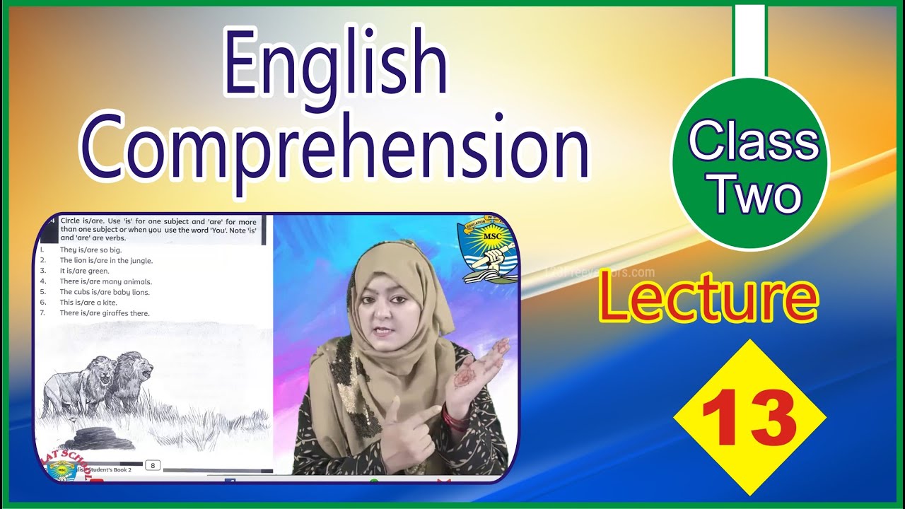 English Comprehension | Class 2 | Unit # 2 | Page 7, 8, 9 | Workbook ...