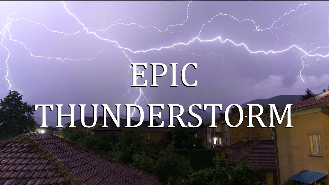 Epic Urban Thunderstorm Sounds for Sleep and Relaxation - YouTube